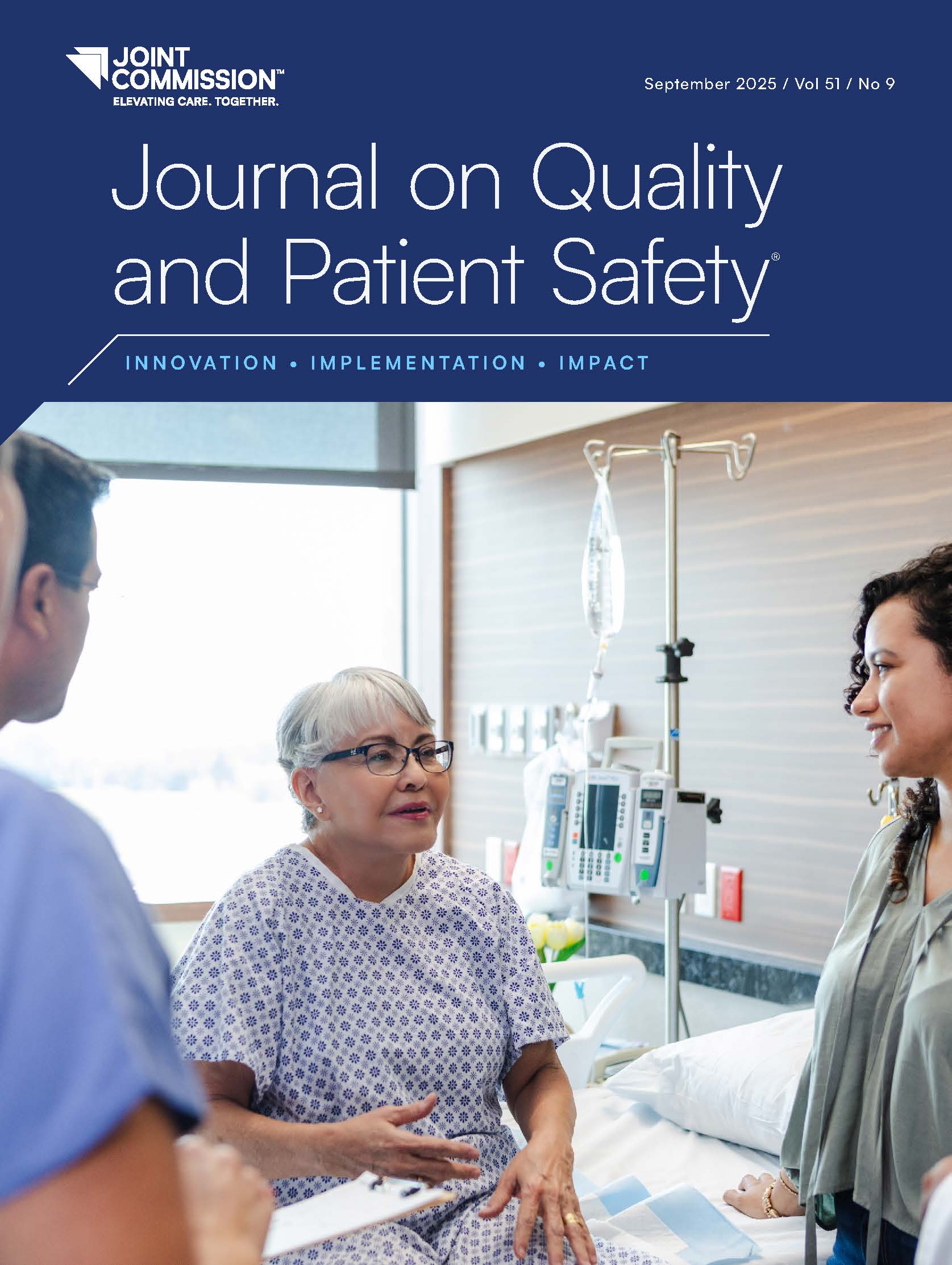 The Joint Commission Journal on Quality and Patient Safety | Joint ...
